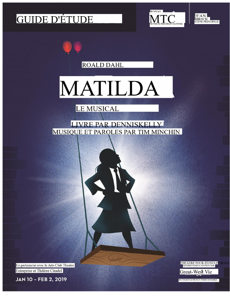 Guide d'étude : Matilda le Musical | PDF