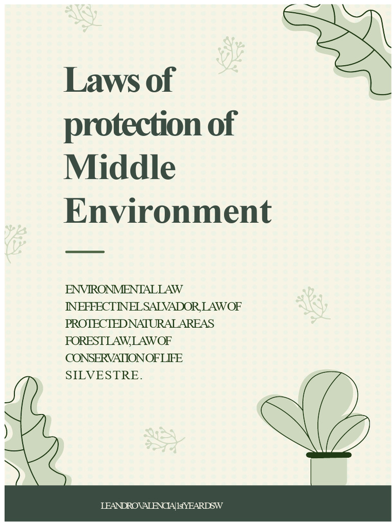 Environmental Protection Laws | PDF | Environmental Law | Sustainability