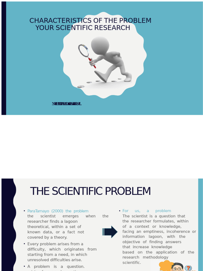 Characteristics of The Scientific Research Problem | PDF | Scientific ...