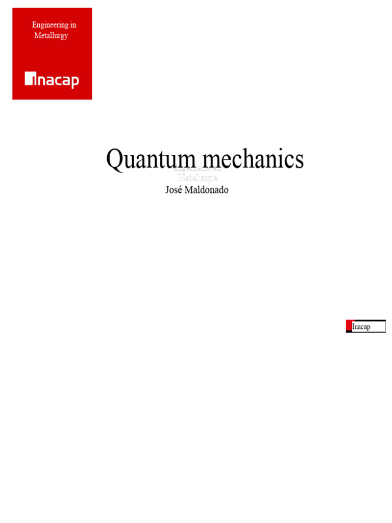 Quantum mechanics | PDF | Quantum Mechanics | Atomic Orbital