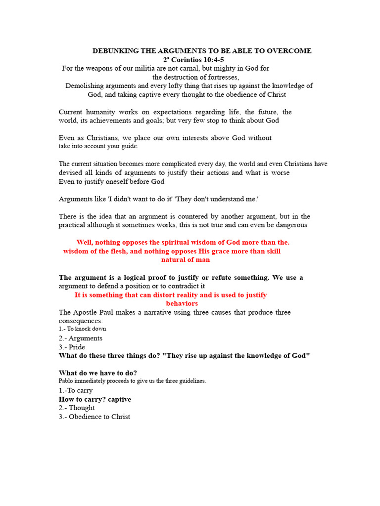 Overcoming Arguments Against God | PDF | Jesus | God