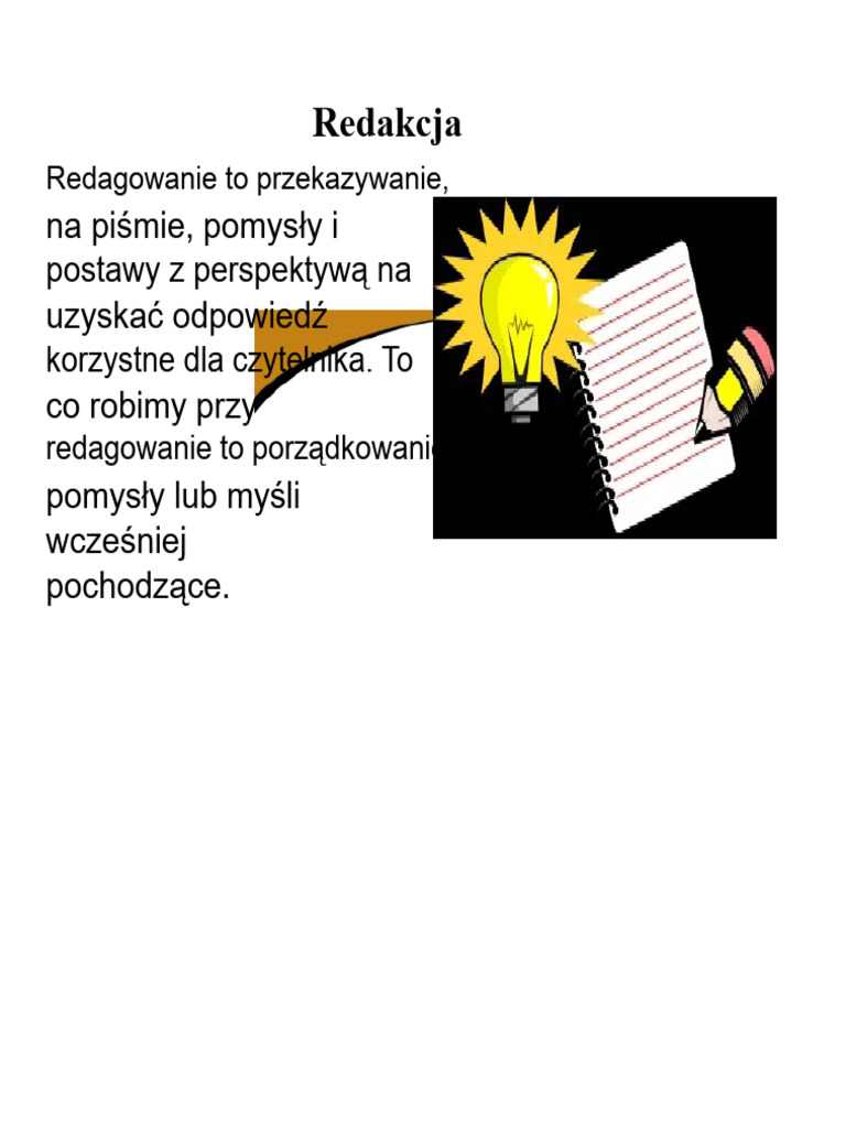 Definicja Redakcji | PDF