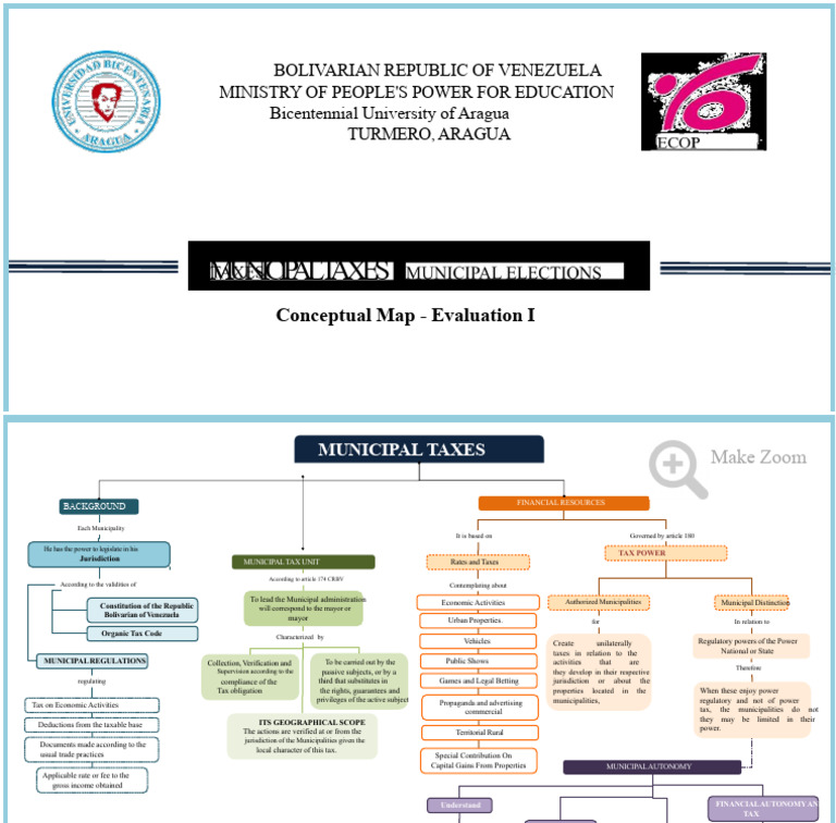 Conceptual Map - Municipal Taxes | PDF | Taxes | Capital Gains Tax