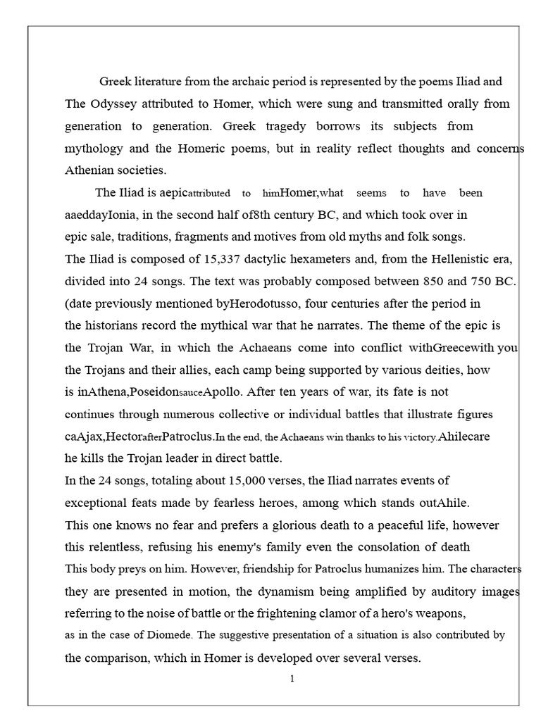 The Works of Homer | PDF | Homer | Iliad