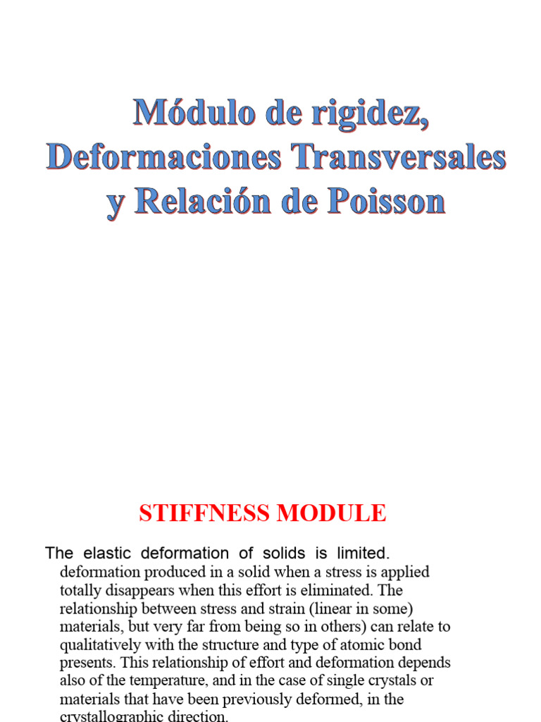 Understanding Stiffness and Elasticity | PDF | Young's Modulus ...