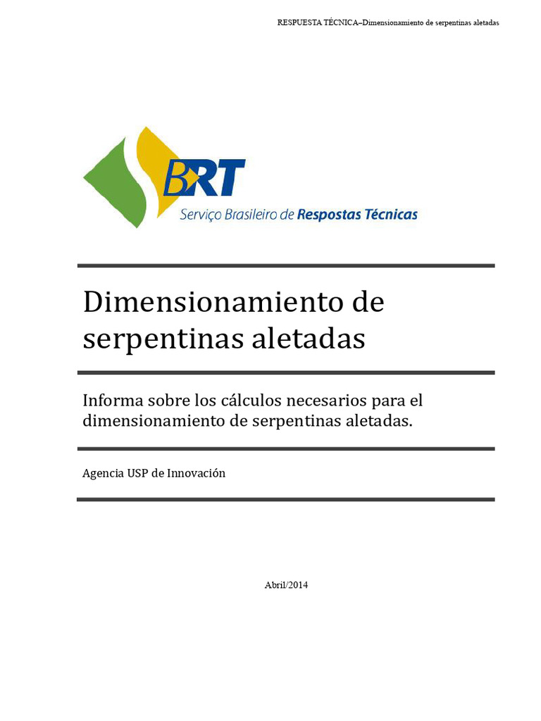 memorial de cálculo serpentina | PDF | Aire acondicionado | Innovación