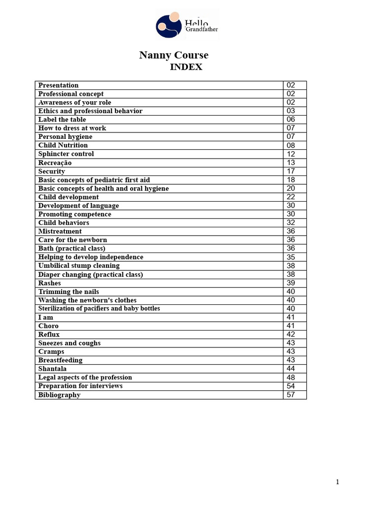 Online Babysitting Course Handbook | PDF