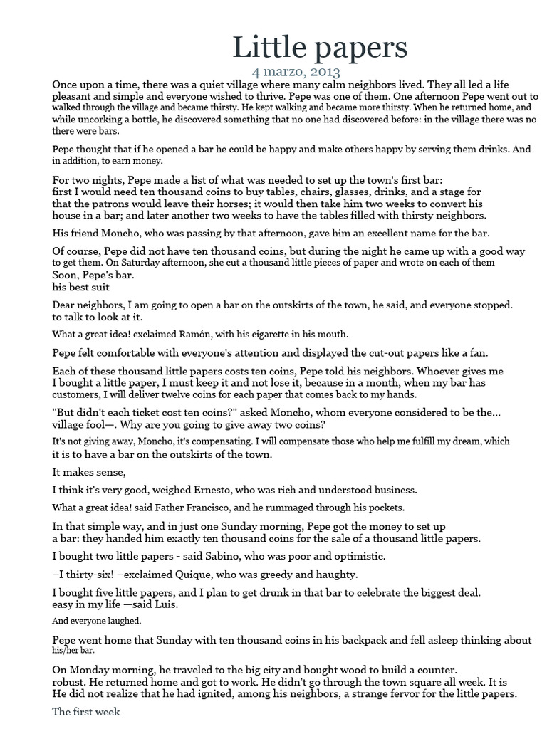 Little papers | PDF