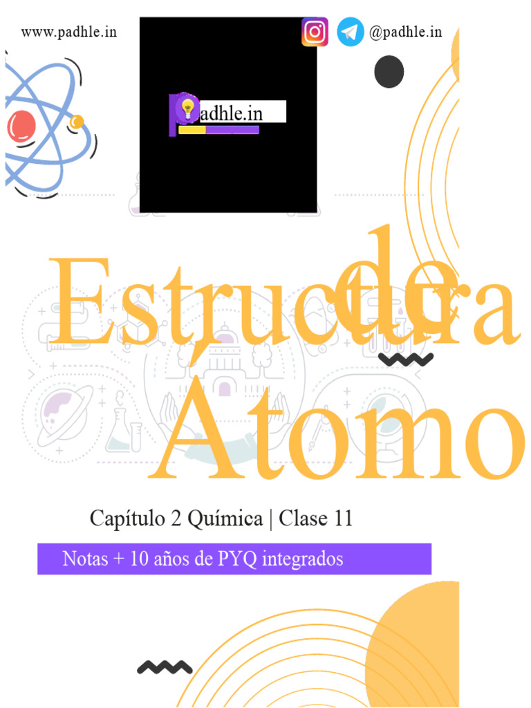 Padhle 11th - Estructura del átomo | PDF