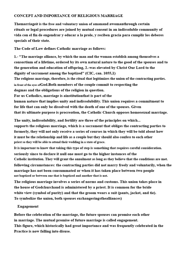 Understanding Religious Marriage Principles | PDF | Marriage | Sacraments