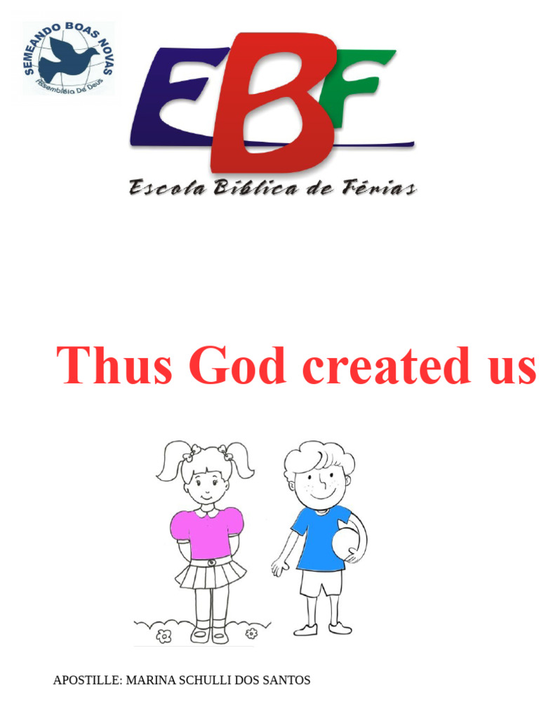 EBF Thus God created us | PDF | Jesus | Samaritans