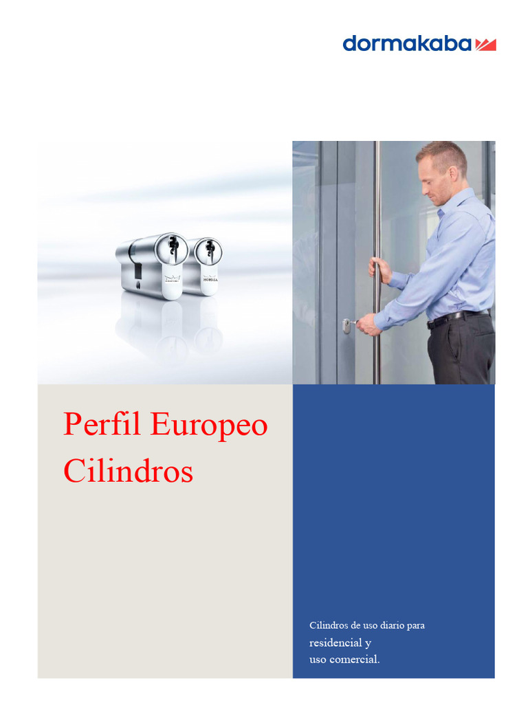 Cilindros Dormakaba | PDF