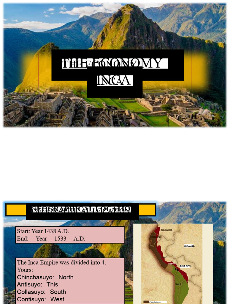 Inca Economy.pptx | PDF | Inca Empire