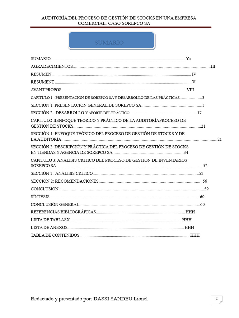 INFORME DE PRÁCTICAS LICENCIA SOREPCO SA 19 07 | PDF | Logística | Business
