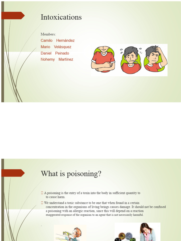 Poisonings - FIRST AID | PDF | Poison | Toxicity