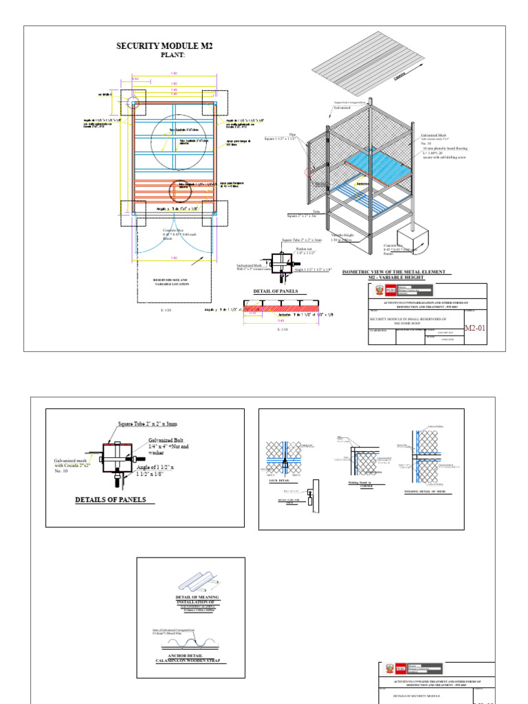 PLANS IN AUTOCAD M2 | PDF | Polyvinyl Chloride | Mechanical Engineering