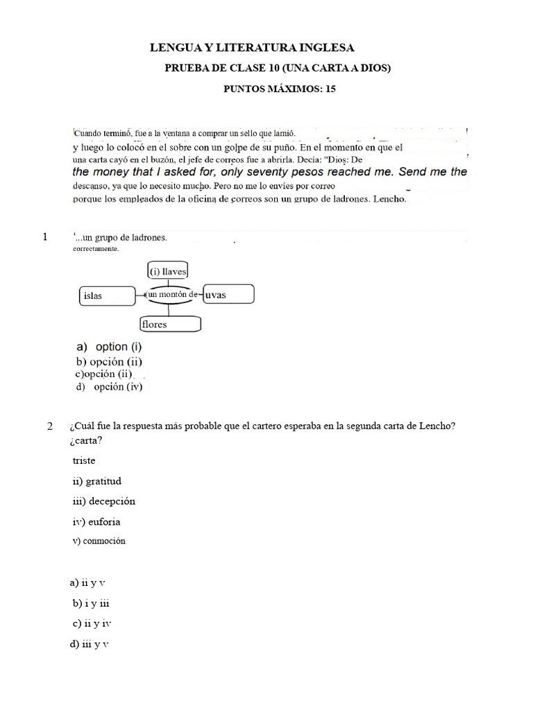 Una Carta A Dios | PDF