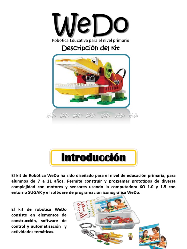 Robótica Educativa WeDo | PDF | Point and Click | Programa de computadora
