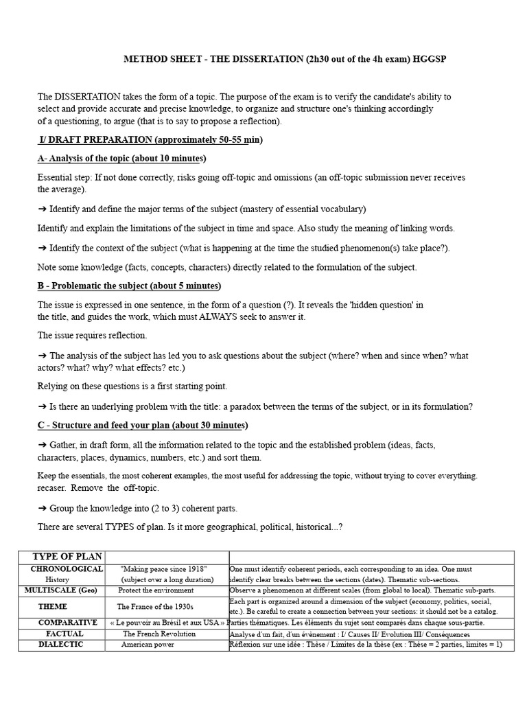Dissertation Exam Methodology Guide | PDF | Thesis | Argument