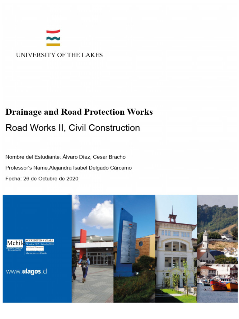 Drainage and Road Protection Overview | PDF | Road | Drainage