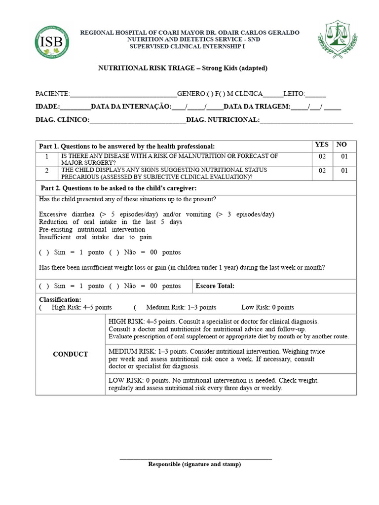 HRC - Clinic I - Pediatric Nutritional Risk Screening (Strong Kids).pdf ...