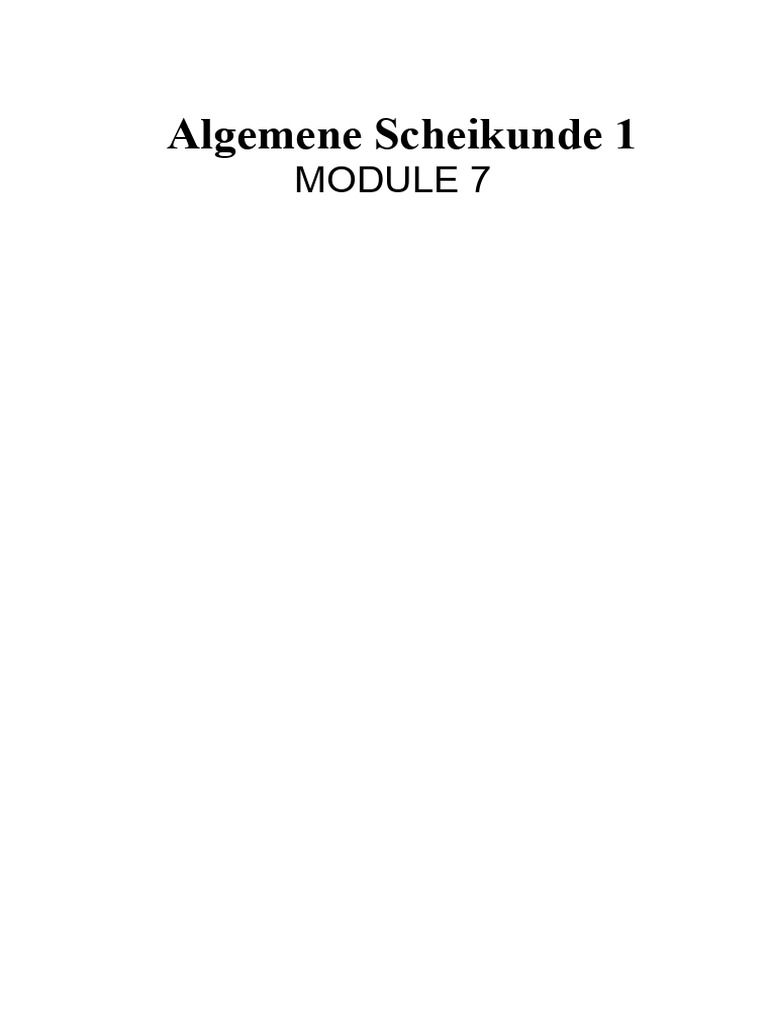 GEN CHEM. MODULE-7 | PDF