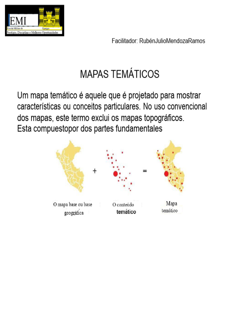 Tipos e Características de Mapas Temáticos | PDF | Mapa | Cartografia