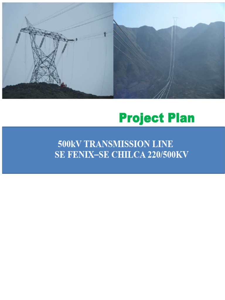 Project Plan - High Voltage Line | PDF | Electric Power Transmission ...