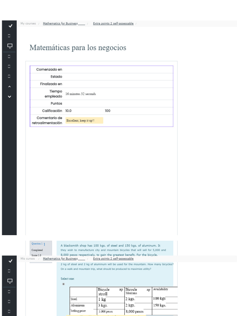 Extra Points 2 Self-Assessment Revision of the Attempt.pdf | PDF ...
