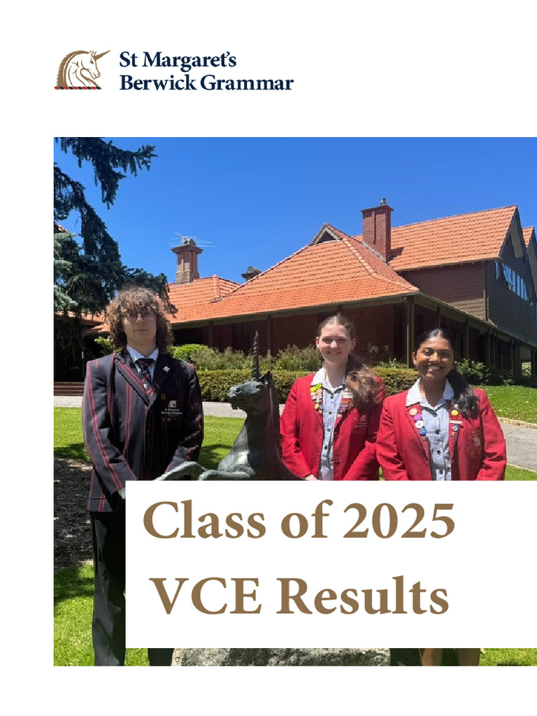 VCE Class of 2025 Results Overview | PDF
