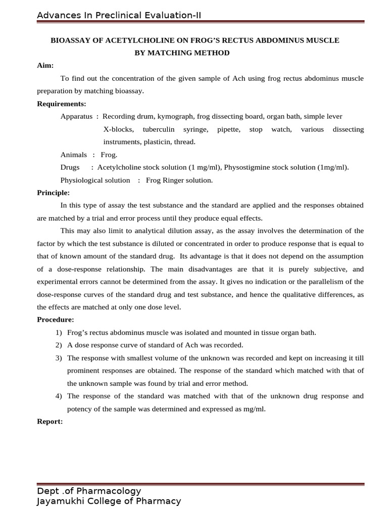 Advances in Preclinical Evaluation | PDF | Analgesic | Assay