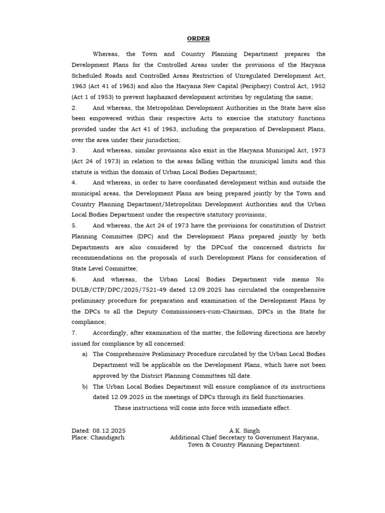 Orders 081225 Dpc Chklst Prpd by Ulb | PDF | Public Law | Legal Documents