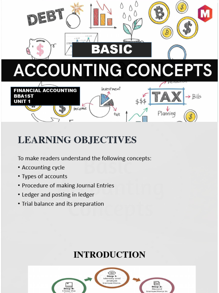 Basic Financial Accounting Concepts | PDF | Debits And Credits ...