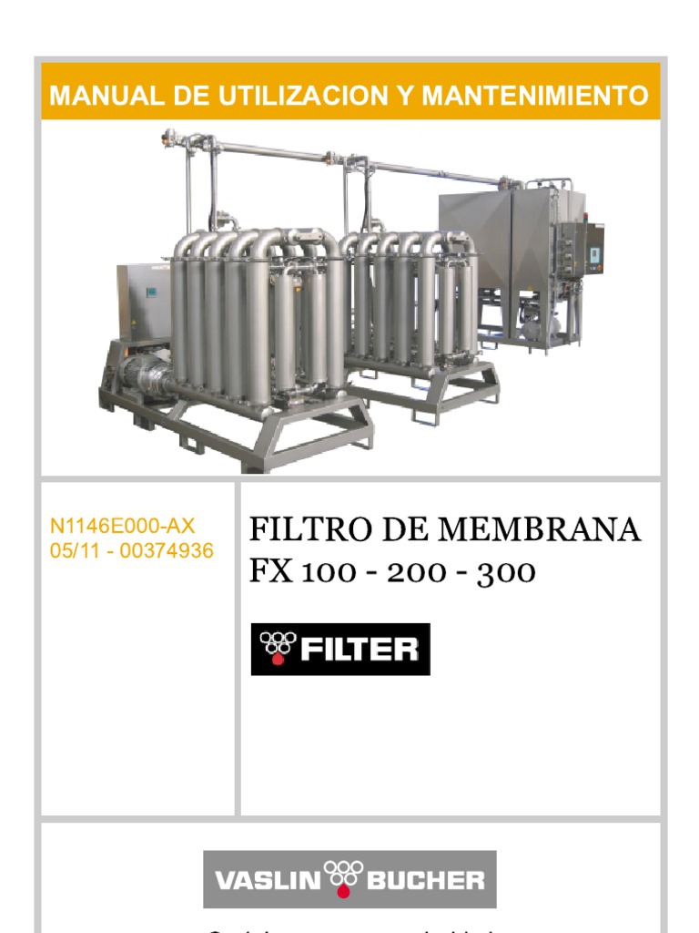 Notice - FX - 100 - 200 - 300 ESP | PDF | Filtración | Agua