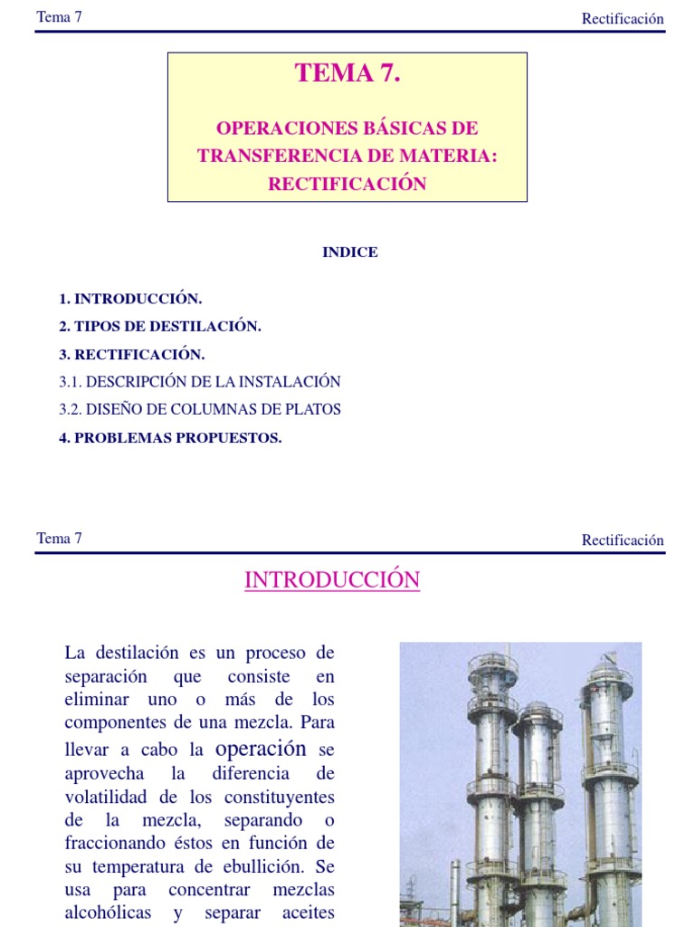 TRANS7 | PDF | Destilación | Termodinámica