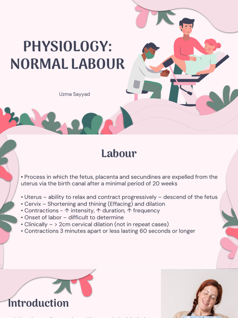 Physiology of Labor | PDF | Childbirth | Uterus