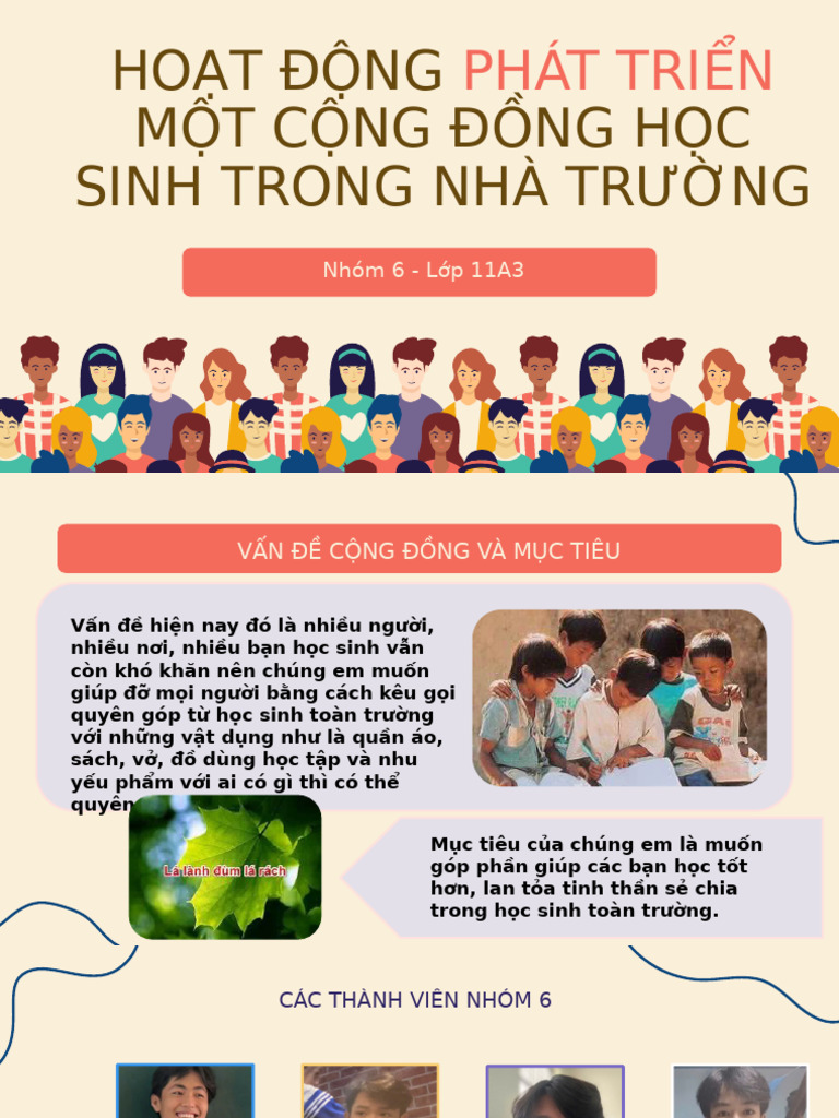 Community Service Project Proposal Infographics by Slidesgo (1) | PDF