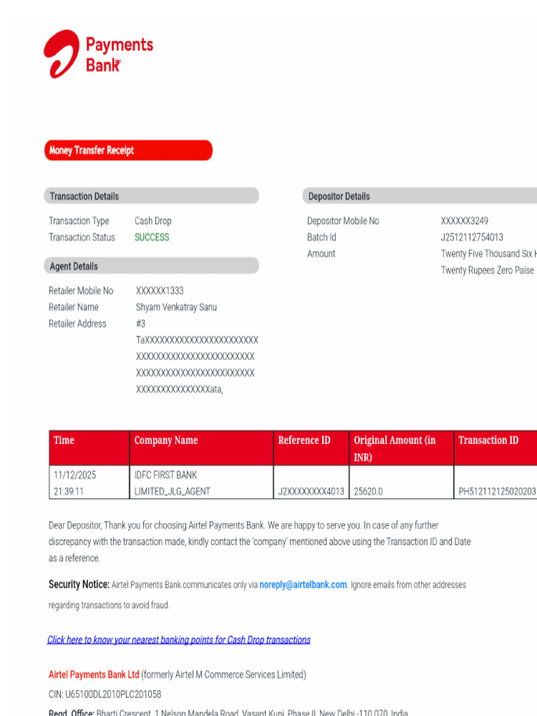 Reciept | PDF