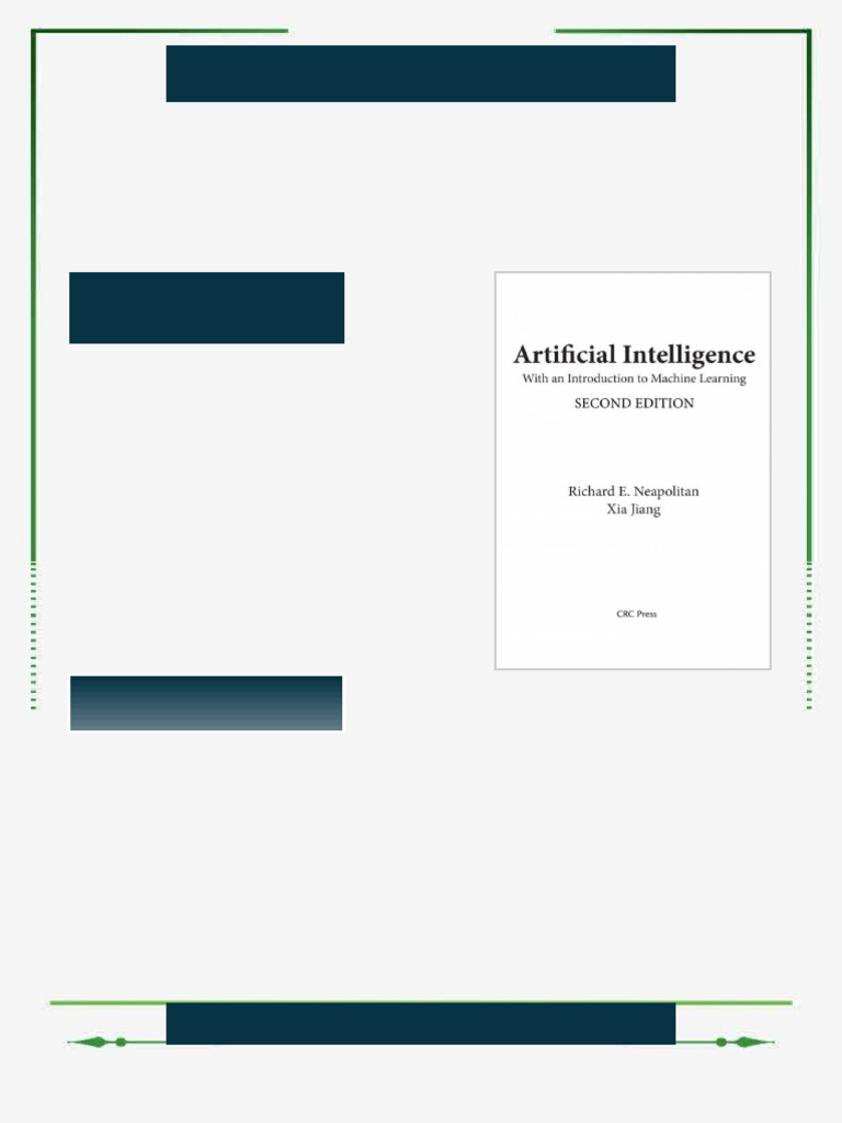 Artificial Intelligence With an Introduction to Machine Learning 2nd ...