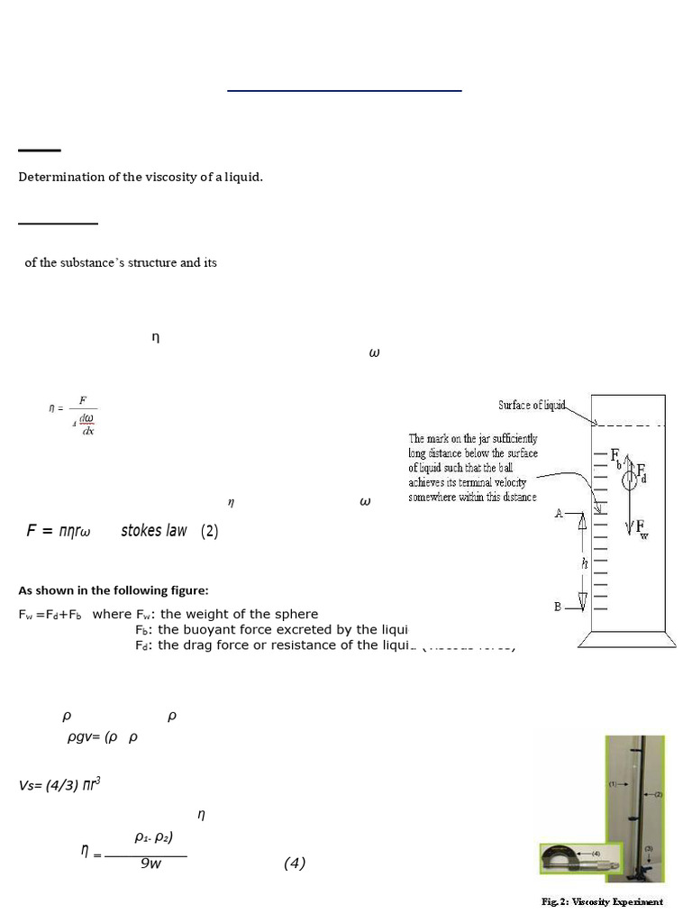 Viscosity | PDF | Viscosity | Force
