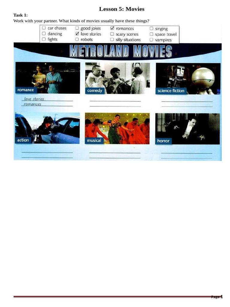 Lesson 5 Movies | PDF