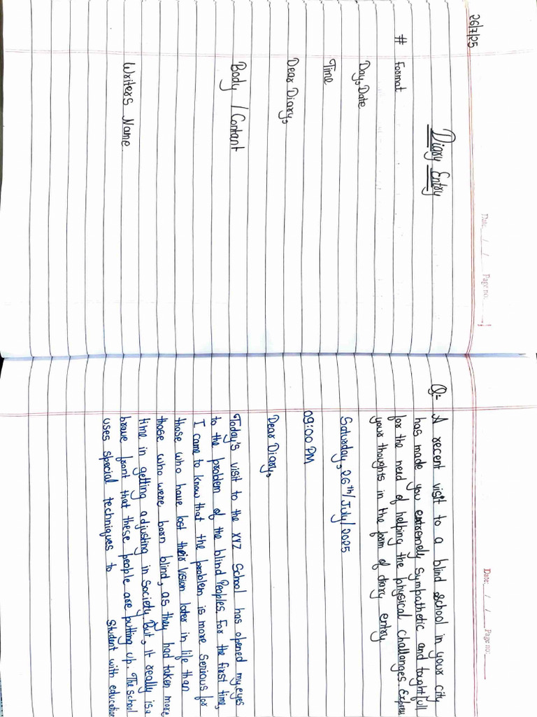 Diary Entry | PDF