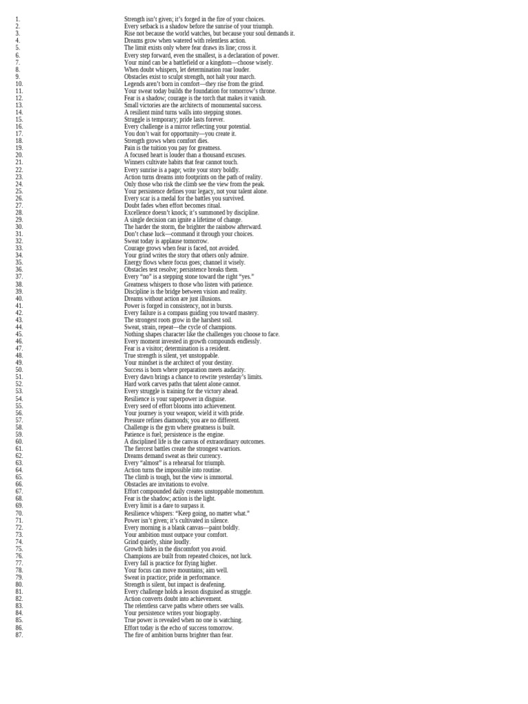 Strength Isn | PDF | Courage