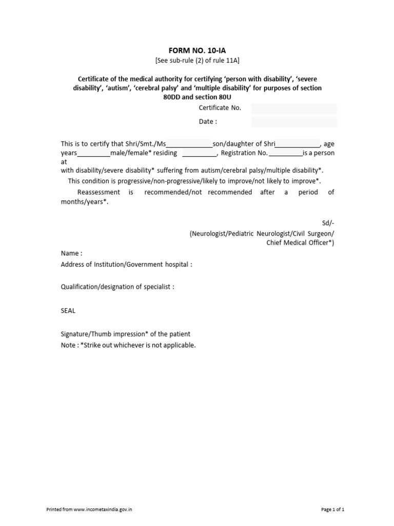Form - 10-IA .. | PDF