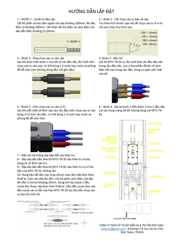 hướng dẫn lắp đặt hàng tangent_hộp kín nước | PDF