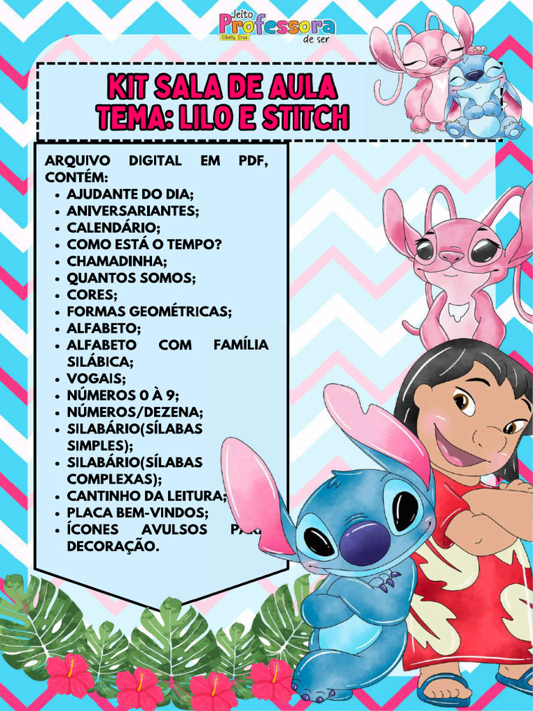 Decoracao Sala de Aula Lilo e Stitch B7vpyr | PDF