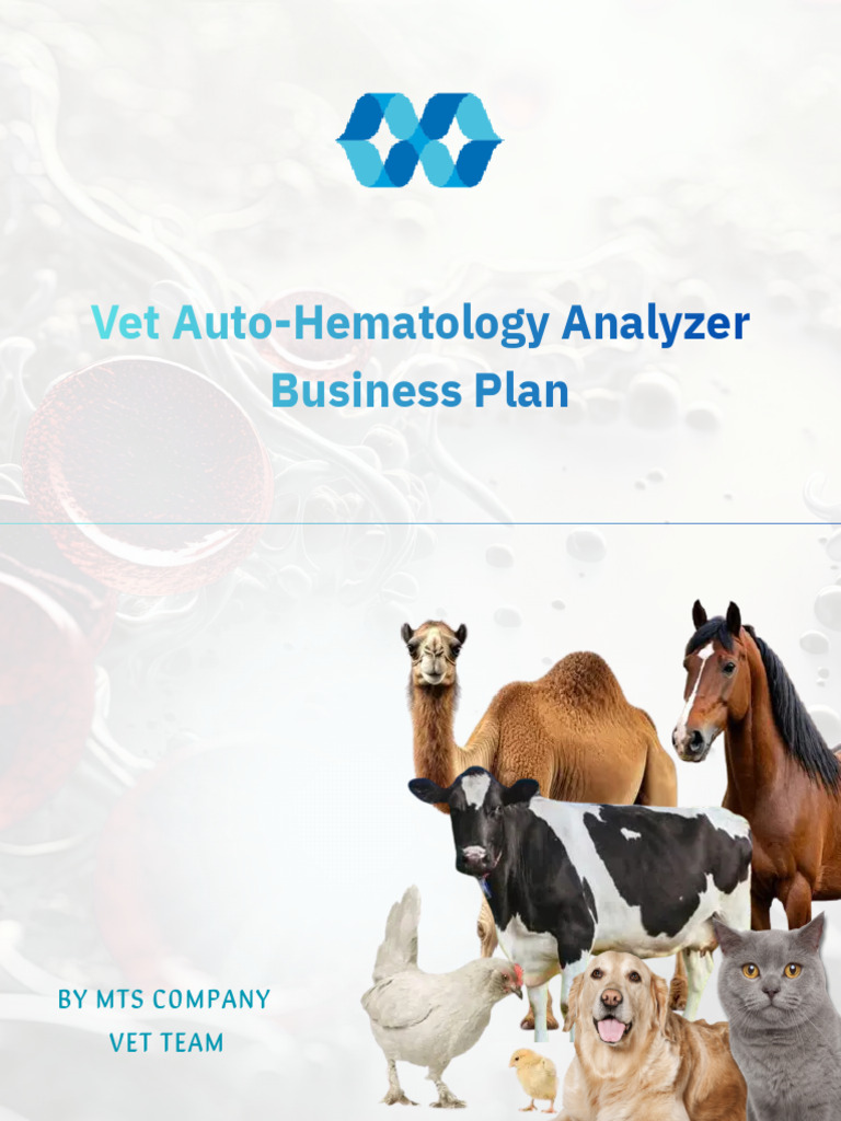 Vet Auto-Hematology Analyzer Business Plan - MTS | PDF | Pricing ...
