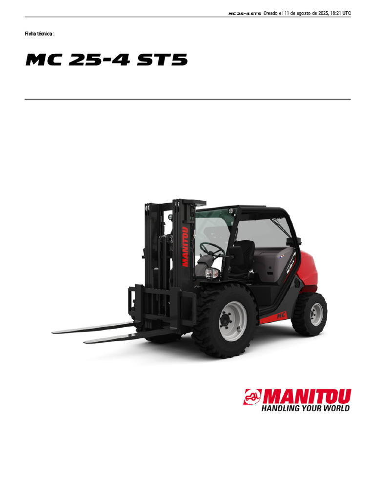 MC 25-4 ST5 | PDF | Ingeniería mecánica | Vehículos