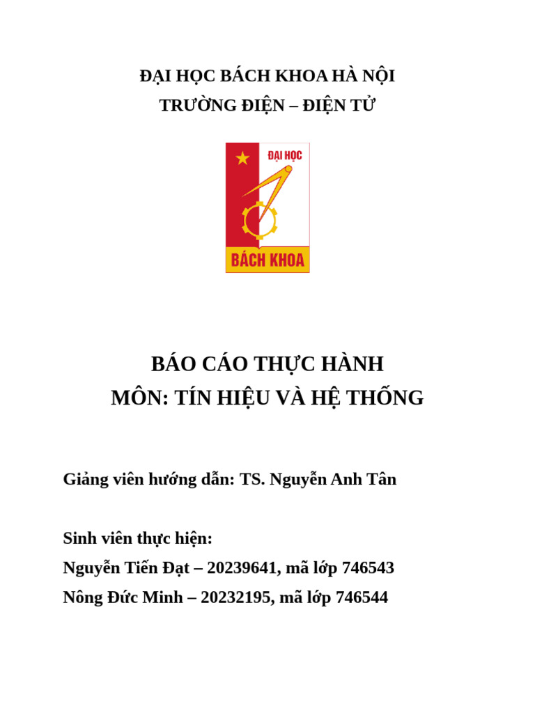 BÁO CÁO THHT | PDF