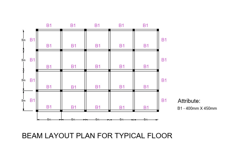 Beam Layout Plan by Mehjabeen Tabassum | PDF